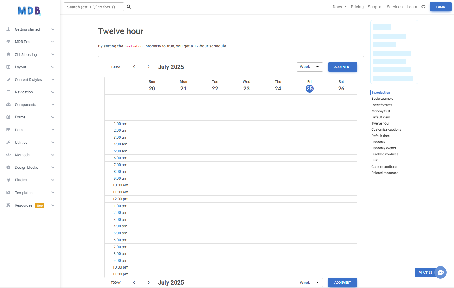 The React Calendar Component Library & Examples - ThemeSelection