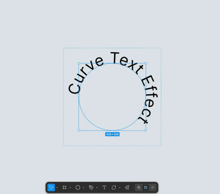 How to Curve Text in Figma? - ThemeSelection
